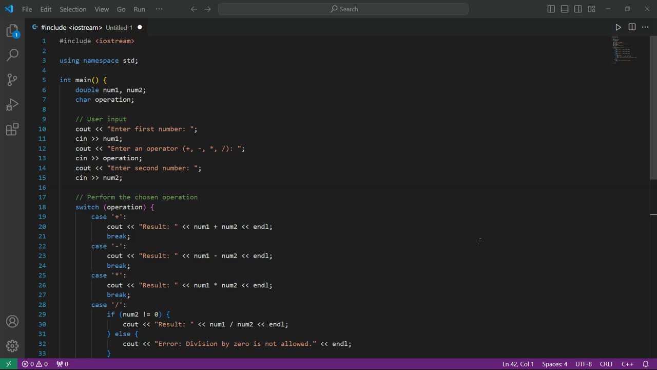 Abhishek Baghel on LinkedIn: #coding #cpp #programming #codesoft # ... Abhishek Baghel on LinkedIn: #coding #cpp #programming #codesoft # ...