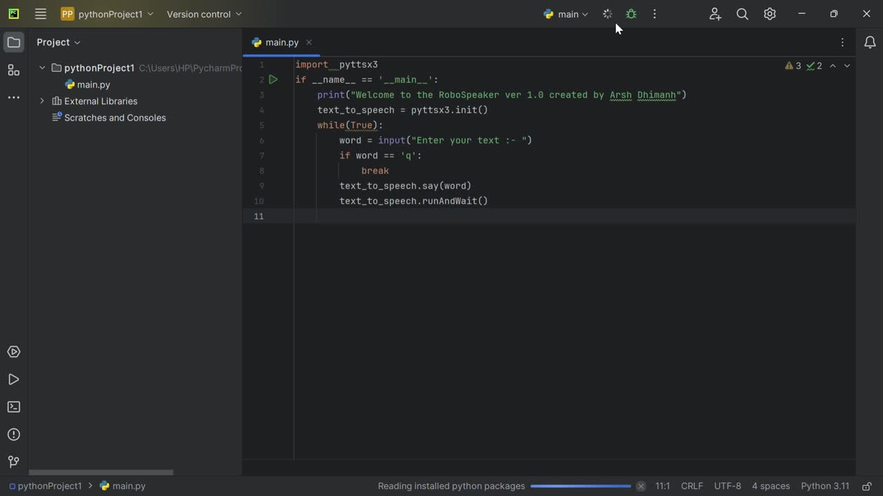 Arsh Dhiman on LinkedIn: #pythonprogramming #project #python # ... Arsh Dhiman on LinkedIn: #pythonprogramming #project #python # ...