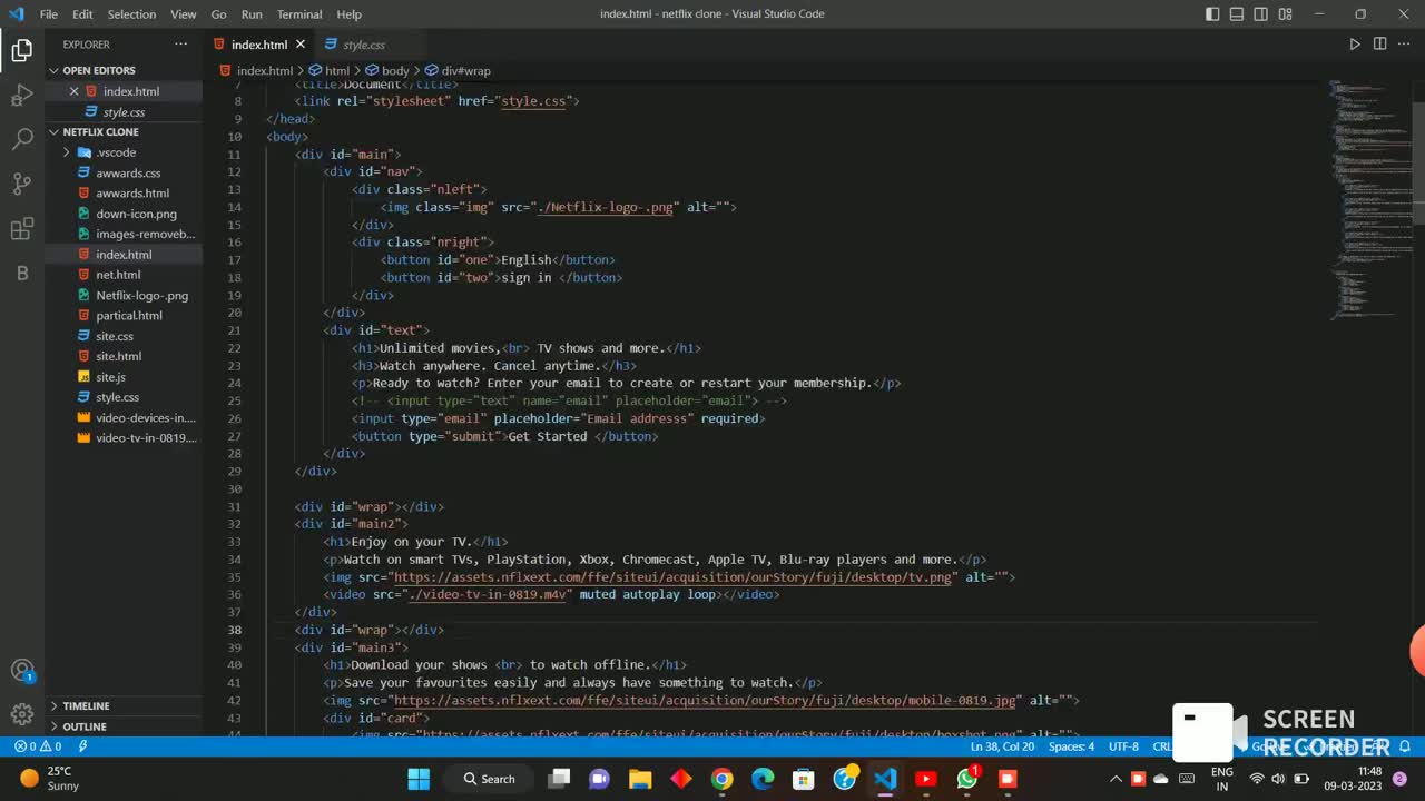 abhishek punase on LinkedIn: #html #css #netflix abhishek punase on LinkedIn: #html #css #netflix