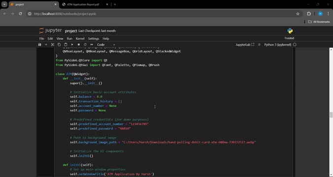 Harsh Singh on LinkedIn: #python #pyside6 #atmapplication #programming ... Harsh Singh on LinkedIn: #python #pyside6 #atmapplication #programming ...