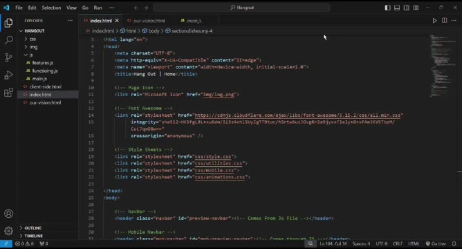 Priya Kumari on LinkedIn: #internpe #vscode #html #css #javascript #linkdin Priya Kumari on LinkedIn: #internpe #vscode #html #css #javascript #linkdin