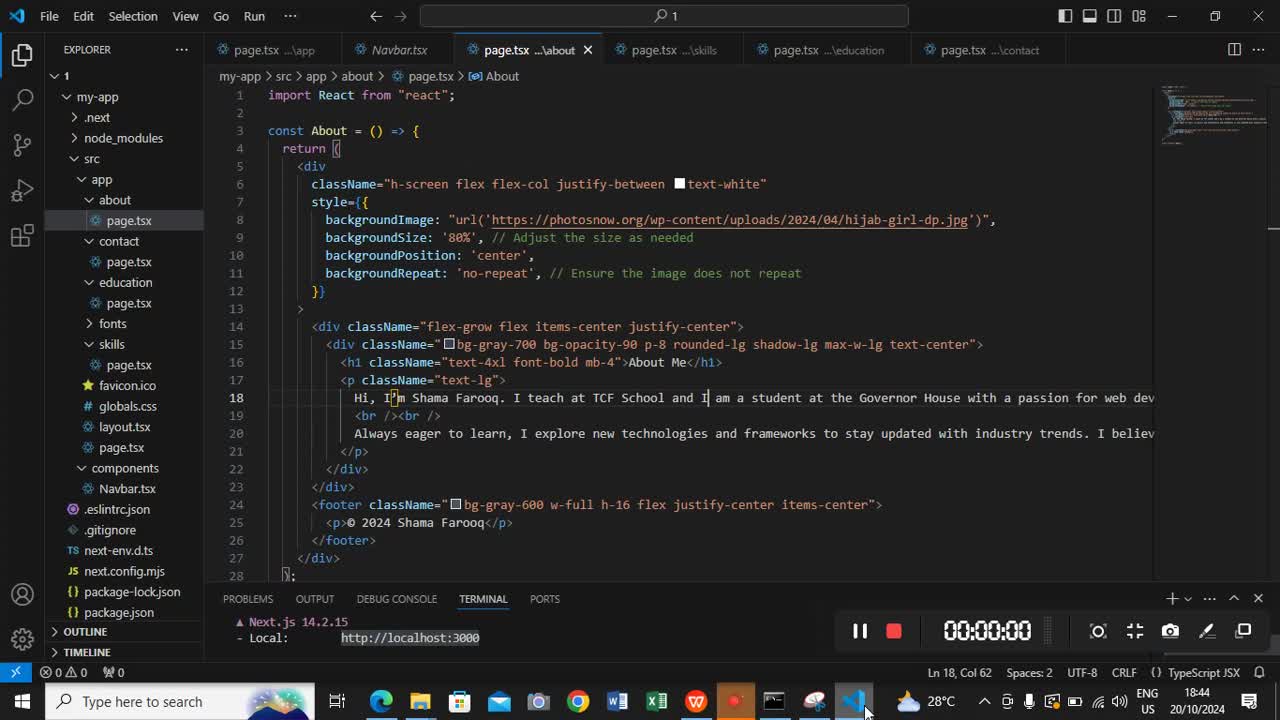 Shama Farooq on LinkedIn: #nextjs #tailwindcss #webdevelopment # ... Shama Farooq on LinkedIn: #nextjs #tailwindcss #webdevelopment # ...