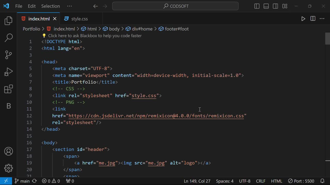 Mohd Zaki ur Rahman Khan on LinkedIn: #codsoft #internship #website Mohd Zaki ur Rahman Khan on LinkedIn: #codsoft #internship #website