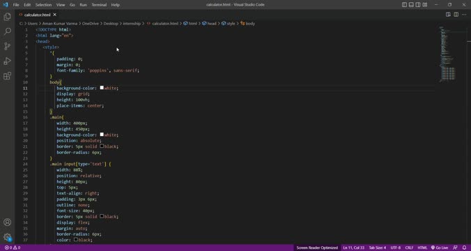 Aman Kumar Varma on LinkedIn: #codsoft #webdevelopment Aman Kumar Varma on LinkedIn: #codsoft #webdevelopment