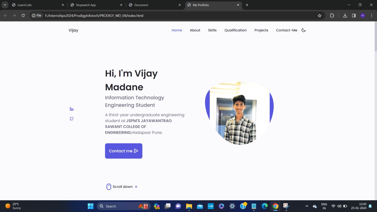 Vijay Madane on LinkedIn: #webdevelopment #internshipjourney # ... Vijay Madane on LinkedIn: #webdevelopment #internshipjourney # ...