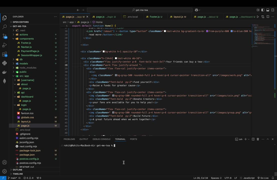 Rohit Jagdale on LinkedIn: #nextjs #react #mongodb #tailwindcss # ... Rohit Jagdale on LinkedIn: #nextjs #react #mongodb #tailwindcss # ...