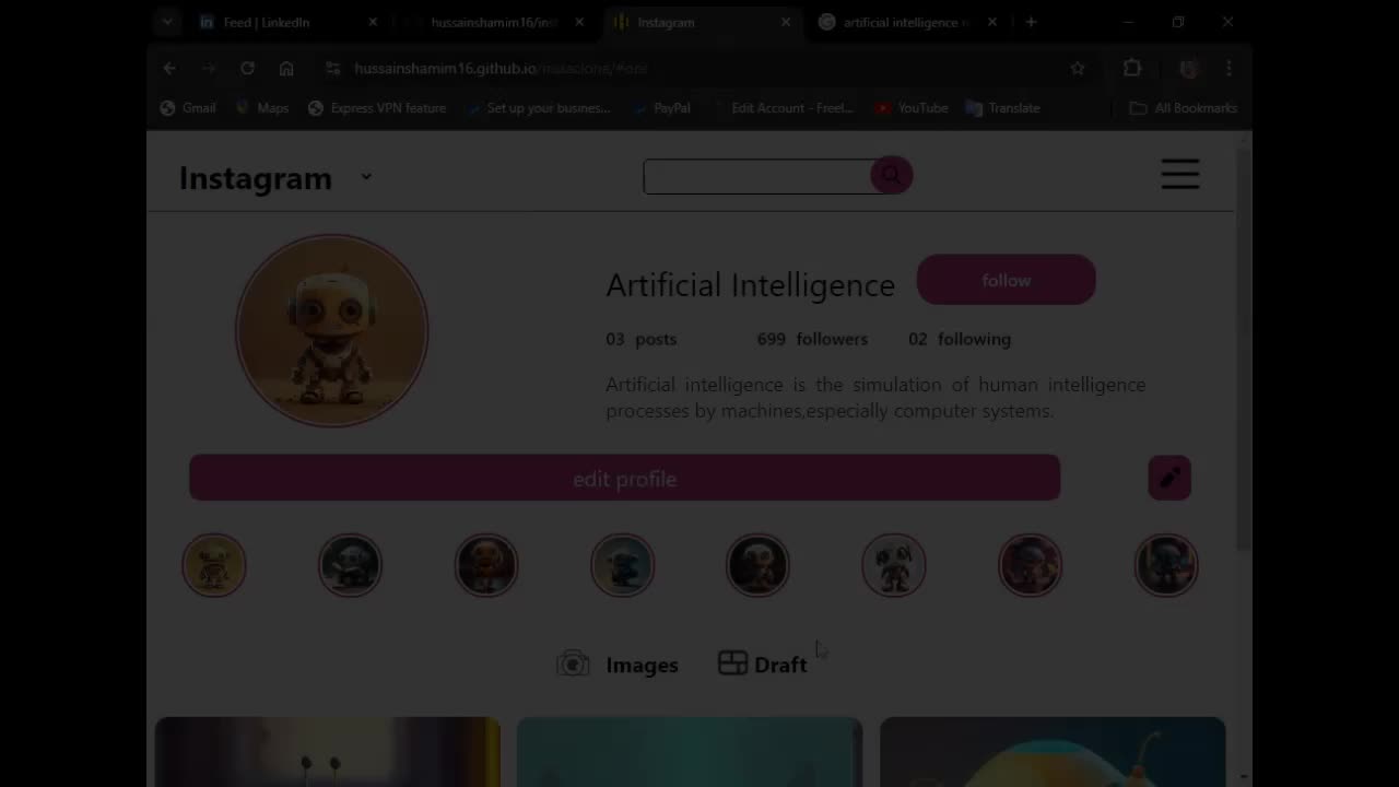 Muhammad Hussain on LinkedIn: I Have Create Insta Clone 😁 Muhammad ... Muhammad Hussain on LinkedIn: I Have Create Insta Clone 😁 Muhammad ...