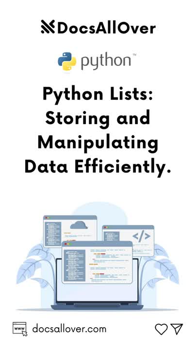 DocsAllOver on LinkedIn: #python #pythonprogramming #pythoncode # ... DocsAllOver on LinkedIn: #python #pythonprogramming #pythoncode # ...