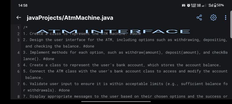 Pranav Godse on LinkedIn: #java #programming #internship #atminterface ... Pranav Godse on LinkedIn: #java #programming #internship #atminterface ...