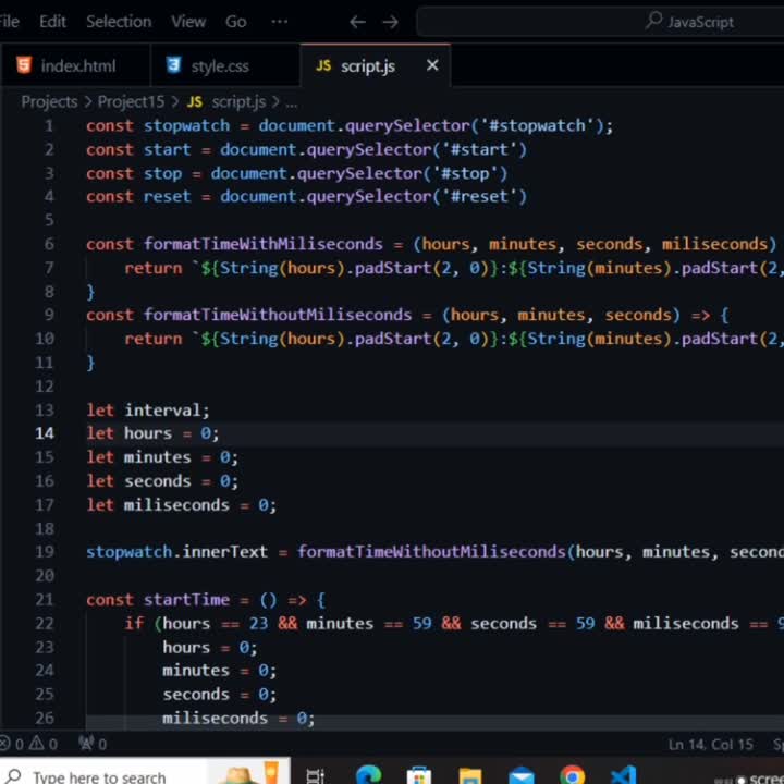Nitin Diwakar on LinkedIn: Javascript mini project stopwatch 🔥 Nitin Diwakar on LinkedIn: Javascript mini project stopwatch 🔥
