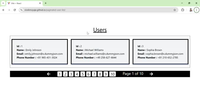 Vivek Moyaje on LinkedIn: #reactjs #webdevelopment #pagination # ... Vivek Moyaje on LinkedIn: #reactjs #webdevelopment #pagination # ...