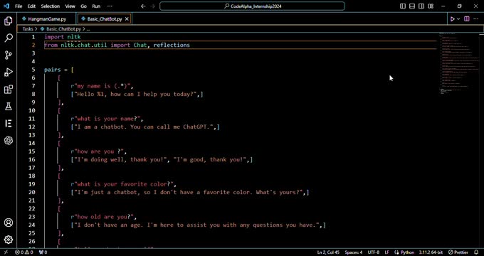 Thayani Gathirvelou on LinkedIn: #task3 #pythonprogramming #intern # ... Thayani Gathirvelou on LinkedIn: #task3 #pythonprogramming #intern # ...