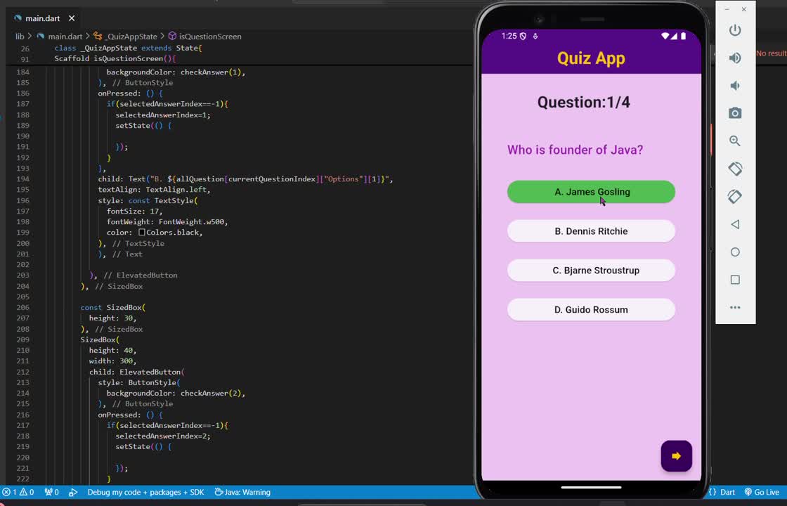 Shraddha Ekhande on LinkedIn: #flutter #quizapp Shraddha Ekhande on LinkedIn: #flutter #quizapp