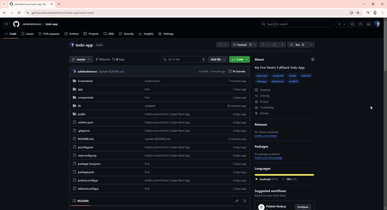 Muhammad Zahid on LinkedIn: #nextjs #react #fullstack #mongodb # ... Muhammad Zahid on LinkedIn: #nextjs #react #fullstack #mongodb # ...