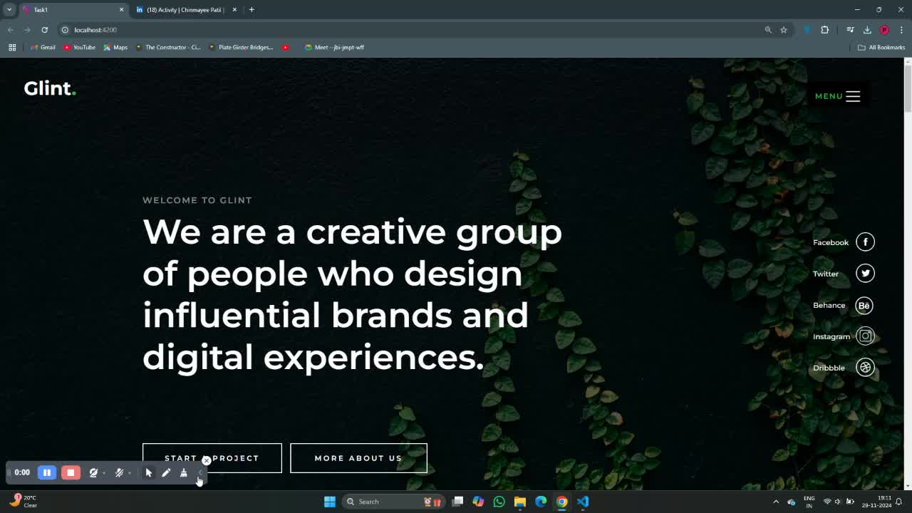 💻 Glint Website Clone 🔹 Framework & Technologies Used: AngularJS ... 💻 Glint Website Clone 🔹 Framework & Technologies Used: AngularJS ...