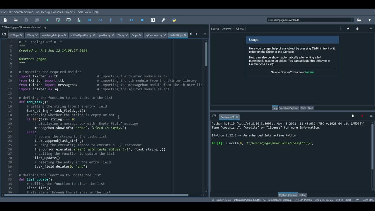 Gagana D S on LinkedIn: #codsoft #internship #python Gagana D S on LinkedIn: #codsoft #internship #python