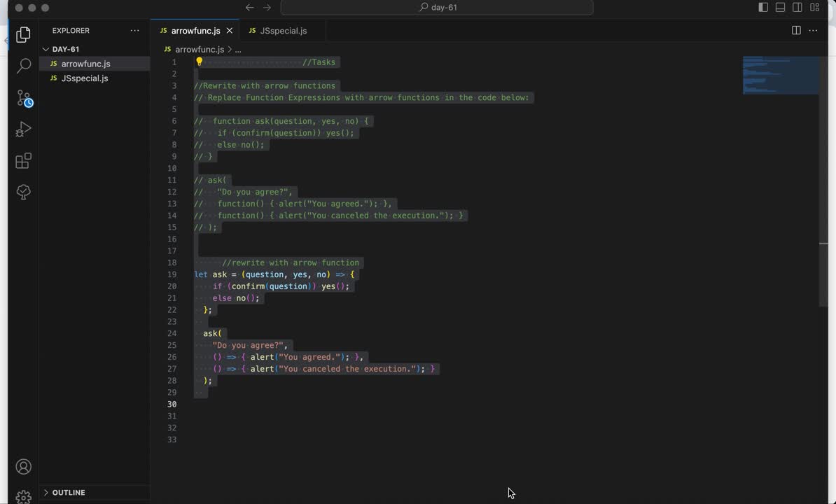 Day 61 of #100DaysOfCode challenge: JavaScript basics | Rubi Abid ... Day 61 of #100DaysOfCode challenge: JavaScript basics | Rubi Abid ...