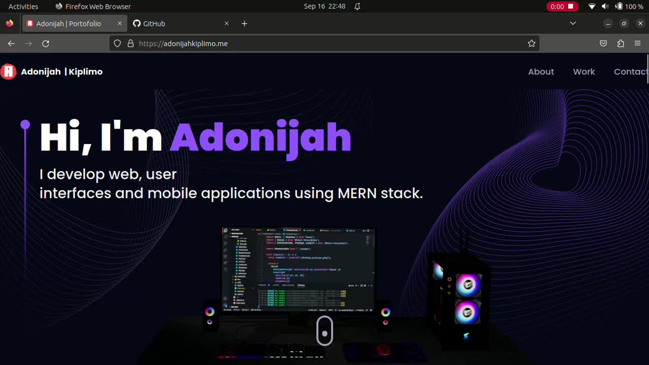Adonijah Kiplimo on LinkedIn: #webdev #reactjs #threejs #portfoliowebsite Adonijah Kiplimo on LinkedIn: #webdev #reactjs #threejs #portfoliowebsite