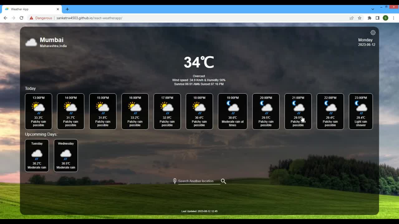Sanket R. Waghmare on LinkedIn: #reactjs #weatherapp # ... Sanket R. Waghmare on LinkedIn: #reactjs #weatherapp # ...