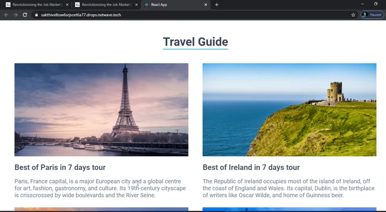 Sakthivel R on LinkedIn: #30daysofcode #react #ccbp #nxtwave # ... Sakthivel R on LinkedIn: #30daysofcode #react #ccbp #nxtwave # ...