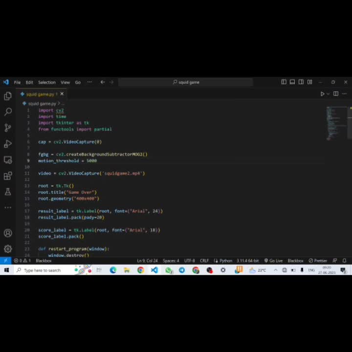 Ayush Dhabale on LinkedIn: #squidgame #pythongame #opencv # ... Ayush Dhabale on LinkedIn: #squidgame #pythongame #opencv # ...