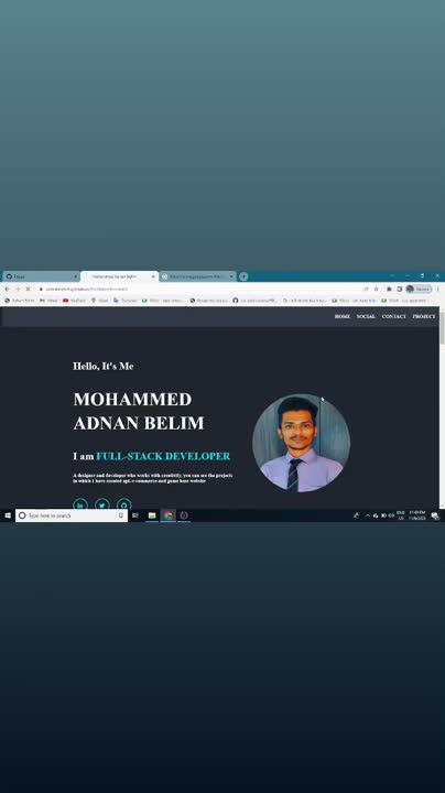 Mohammed Adnan Belim on LinkedIn: #portfolio #revision #html #css #js Mohammed Adnan Belim on LinkedIn: #portfolio #revision #html #css #js