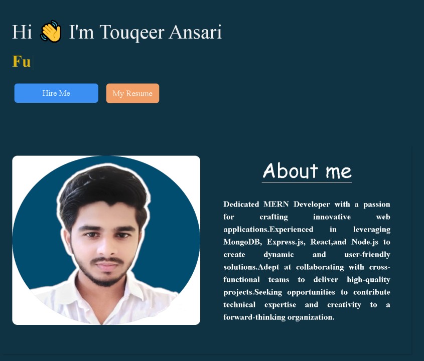 Touqeer Ansari on LinkedIn: #reactjs #bootstrap #css #emailjs # ... Touqeer Ansari on LinkedIn: #reactjs #bootstrap #css #emailjs # ...