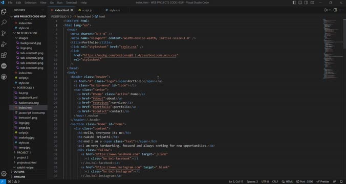 Sakshi Tripathi on LinkedIn: #codeclause #codeclause #webdevelopment # ... Sakshi Tripathi on LinkedIn: #codeclause #codeclause #webdevelopment # ...