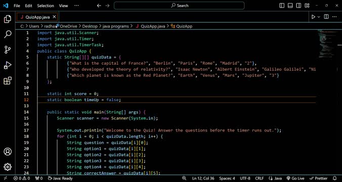 Radha Thakare on LinkedIn: #codsoft #java #internship #programming # ... Radha Thakare on LinkedIn: #codsoft #java #internship #programming # ...