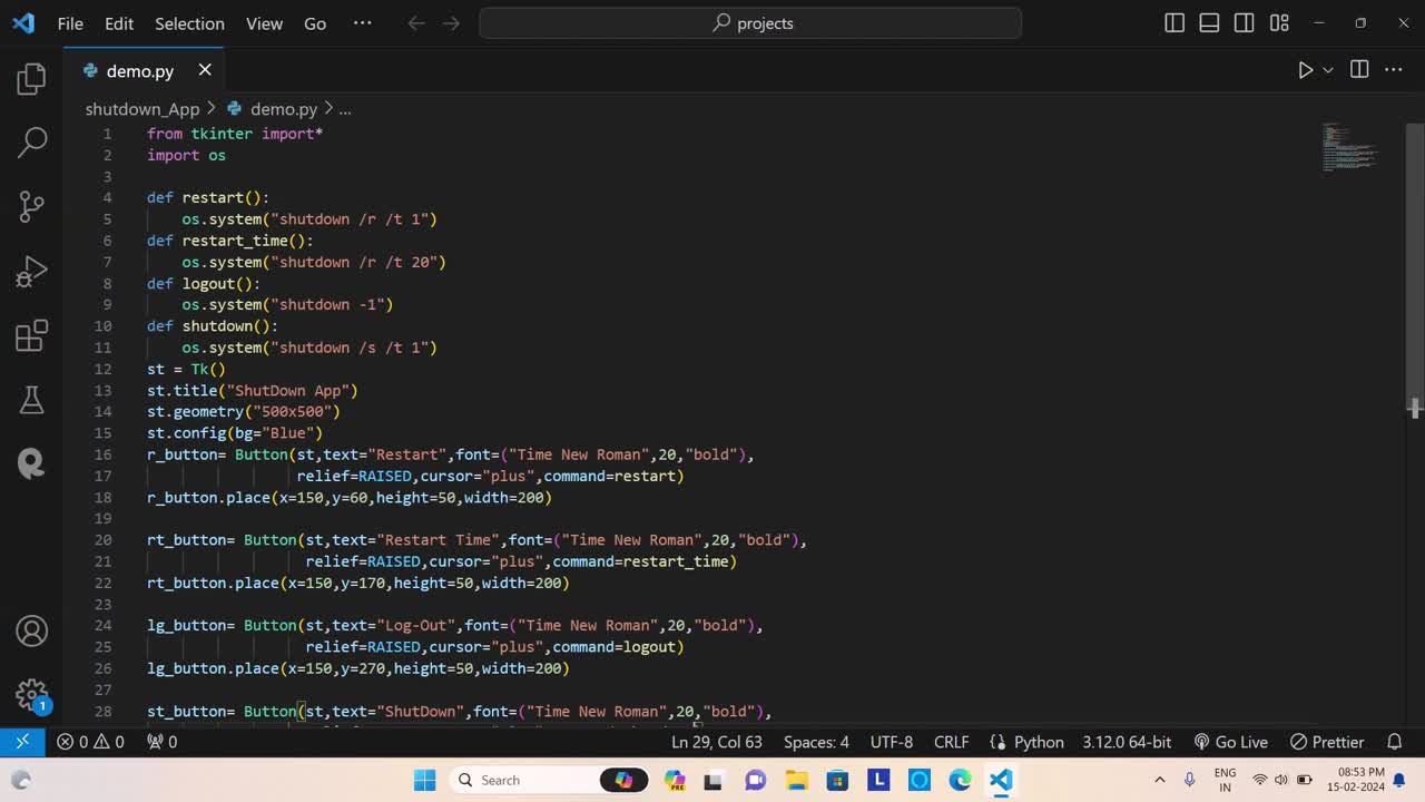 Building a Shutdown app with Python | Akanksha Priya posted on the ... Building a Shutdown app with Python | Akanksha Priya posted on the ...