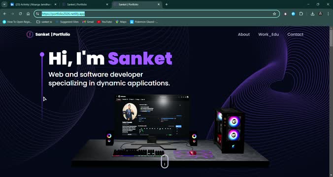 Launched my portfolio with ReactJS, Vite.dev, Three.js, React Three ... Launched my portfolio with ReactJS, Vite.dev, Three.js, React Three ...