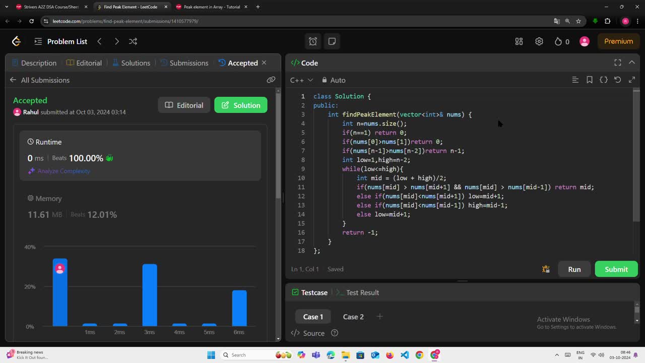 Rahul B on LinkedIn: #codingjourney #binarysearch #leetcode #gfg Rahul B on LinkedIn: #codingjourney #binarysearch #leetcode #gfg