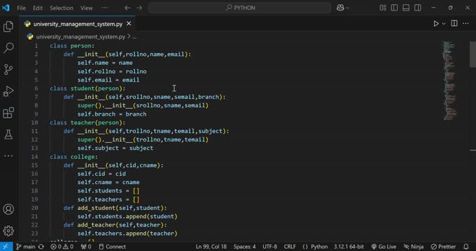#python #oop #universitymanagement #softwaredevelopment #coding ... #python #oop #universitymanagement #softwaredevelopment #coding ...