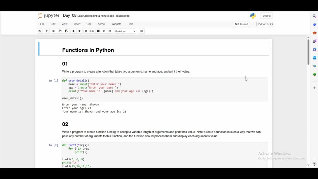 Shafaq Aslam on LinkedIn: #python_journey #day_08 #python_functions # ... Shafaq Aslam on LinkedIn: #python_journey #day_08 #python_functions # ...