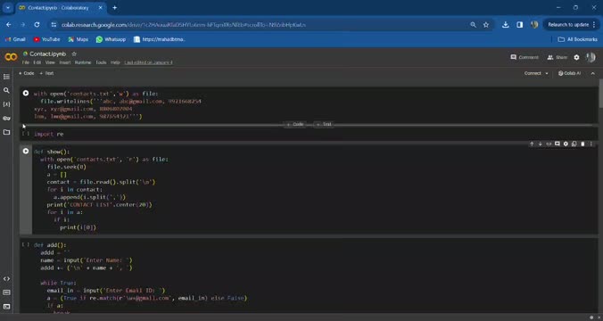 Finished Task-5: Contact Book with CodSoft | Mansi Baviskar posted on ... Finished Task-5: Contact Book with CodSoft | Mansi Baviskar posted on ...