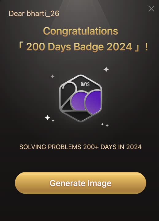 Bharti Jayprakash on LinkedIn: #leetcode #200daysofcode #gratitude # ... Bharti Jayprakash on LinkedIn: #leetcode #200daysofcode #gratitude # ...