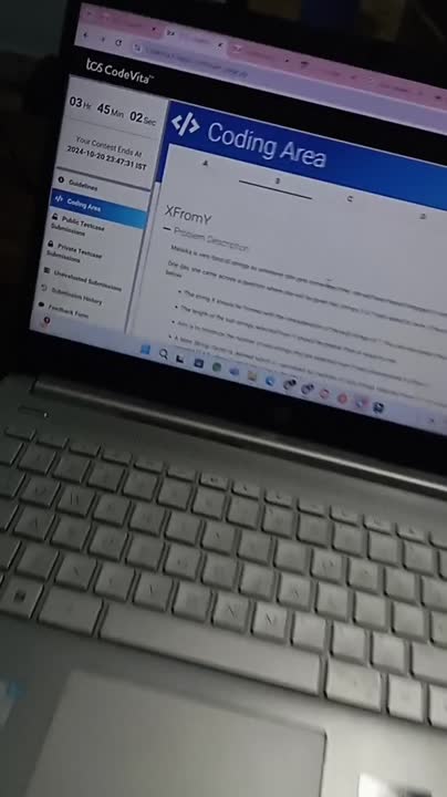 Ajay Kumar Ojha on LinkedIn: #tcscodevita #codingchallenge # ... Ajay Kumar Ojha on LinkedIn: #tcscodevita #codingchallenge # ...