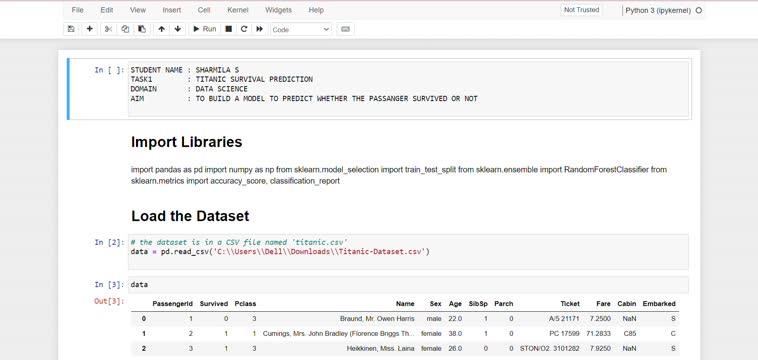 Completed a data science task at Codsoft | SHARMILA S posted on the ... Completed a data science task at Codsoft | SHARMILA S posted on the ...