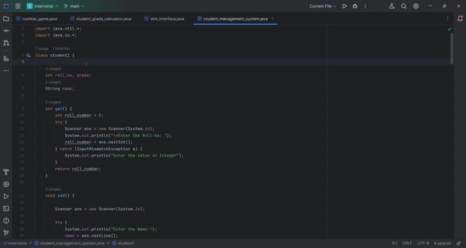 Kishan Patel on LinkedIn: #javaprogramming #codsoftinternship Kishan Patel on LinkedIn: #javaprogramming #codsoftinternship