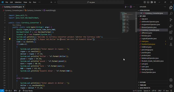 Mahak Agrawal on LinkedIn: #codsoft #java #programming #learningjourney ... Mahak Agrawal on LinkedIn: #codsoft #java #programming #learningjourney ...