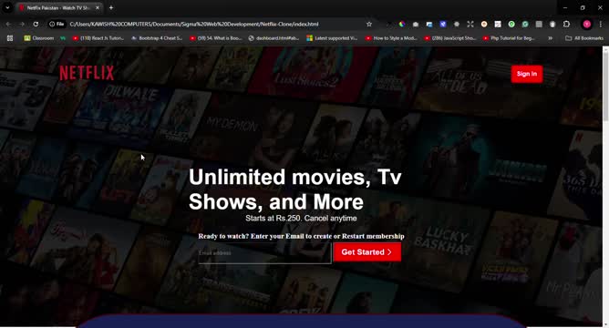 Muhammad Yaseen Haider . on LinkedIn: #webdevelopment #netflixclone # ... Muhammad Yaseen Haider . on LinkedIn: #webdevelopment #netflixclone # ...