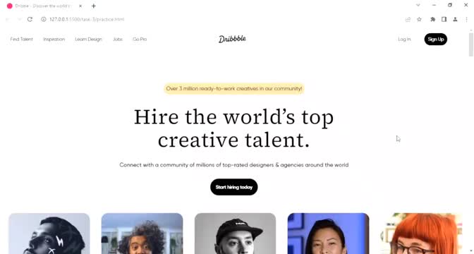 Launching a frontend clone of Dribbble | Arpit_ Garg_ posted on the ... Launching a frontend clone of Dribbble | Arpit_ Garg_ posted on the ...