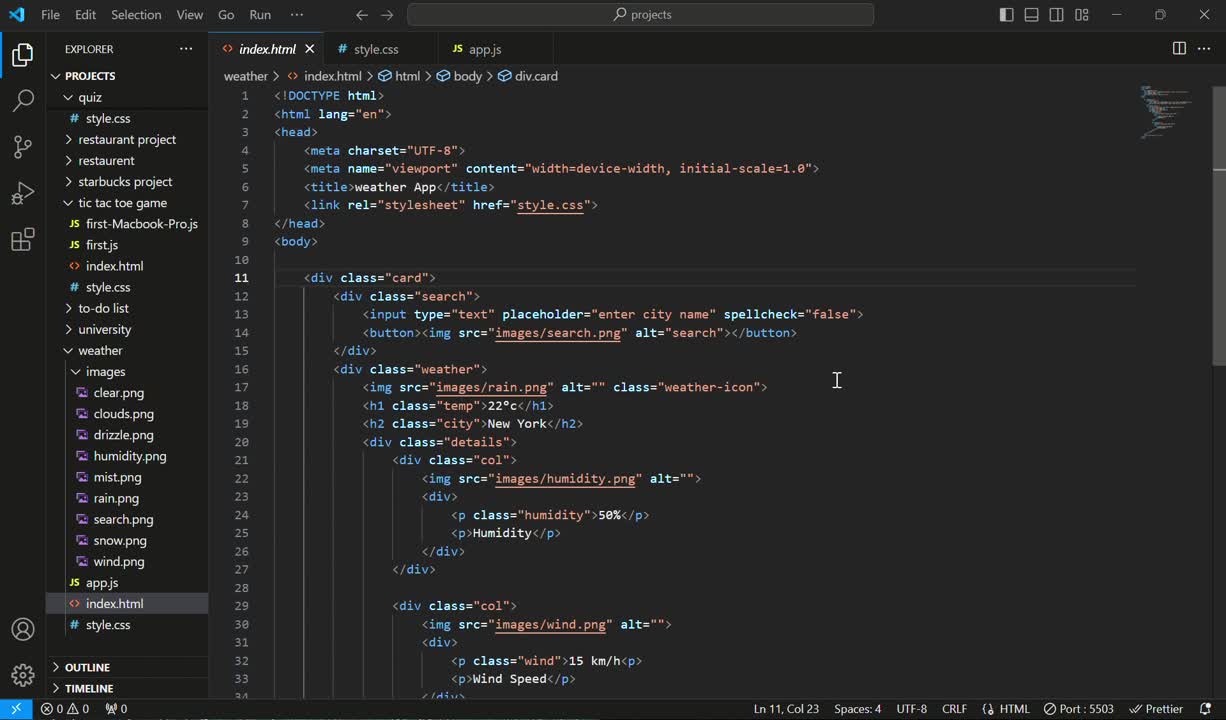 Project Showcase: JavaScript and API for Weather App | Javeria Rasool ... Project Showcase: JavaScript and API for Weather App | Javeria Rasool ...
