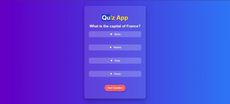 Aditi Singh on LinkedIn: #techinnovation #codingjourney #quizapp Aditi Singh on LinkedIn: #techinnovation #codingjourney #quizapp