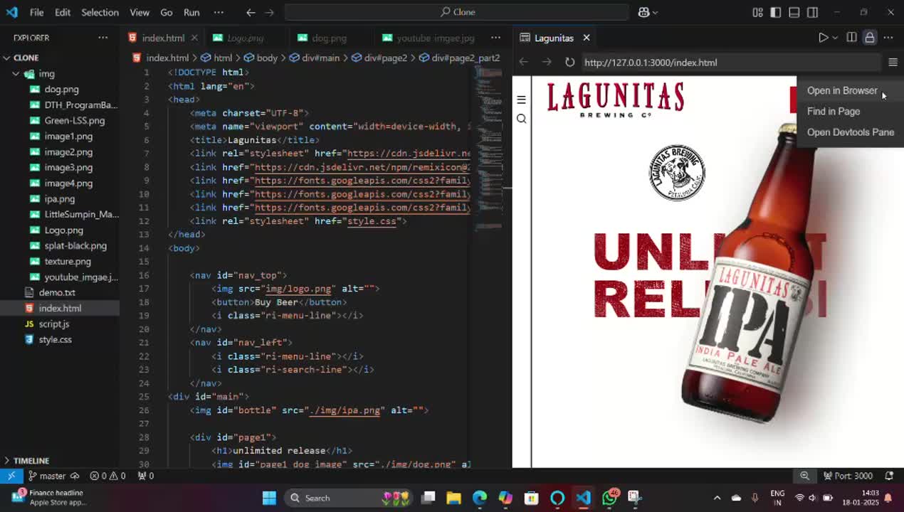 Anshika Gupta on LinkedIn: #webdevelopment #animation #gsap #lagunitas ... Anshika Gupta on LinkedIn: #webdevelopment #animation #gsap #lagunitas ...