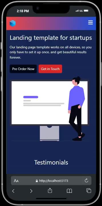 Parthiv Suthar on LinkedIn: 😀 Built another landing page using React ... Parthiv Suthar on LinkedIn: 😀 Built another landing page using React ...
