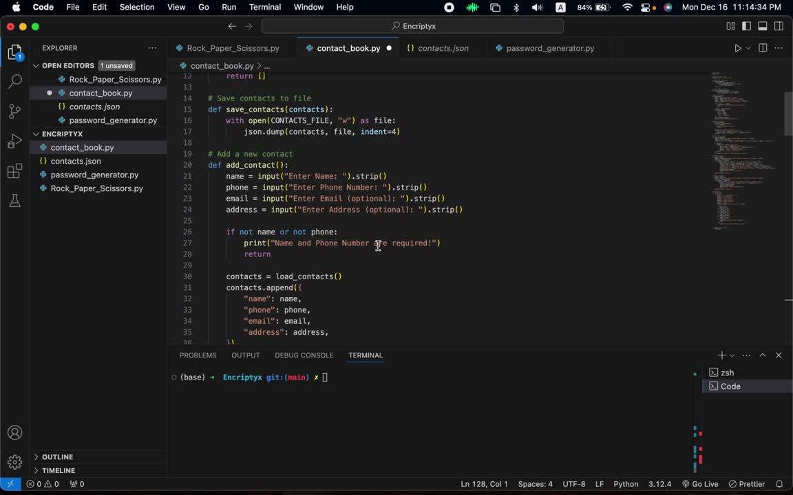 Ranjit Adhikari on LinkedIn: #internship #python #encryptix Ranjit Adhikari on LinkedIn: #internship #python #encryptix