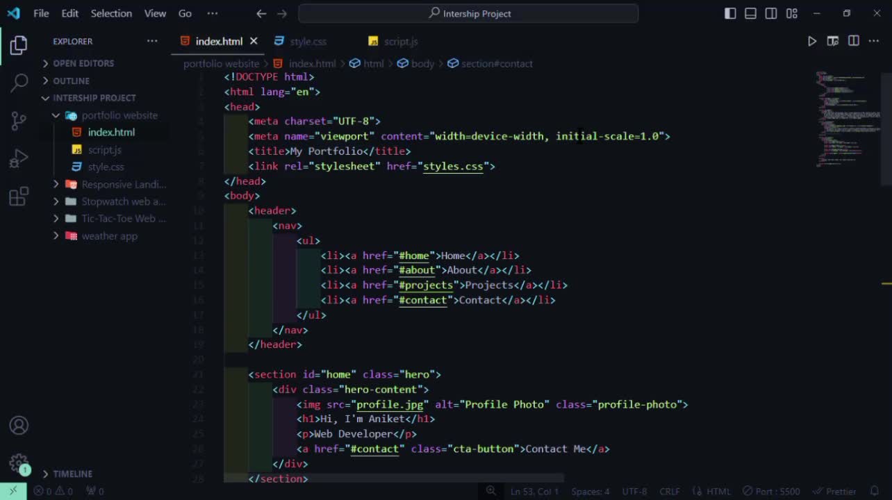 Aniket Kadam on LinkedIn: #proidyinfotech #webdevelopment #html #css # ... Aniket Kadam on LinkedIn: #proidyinfotech #webdevelopment #html #css # ...