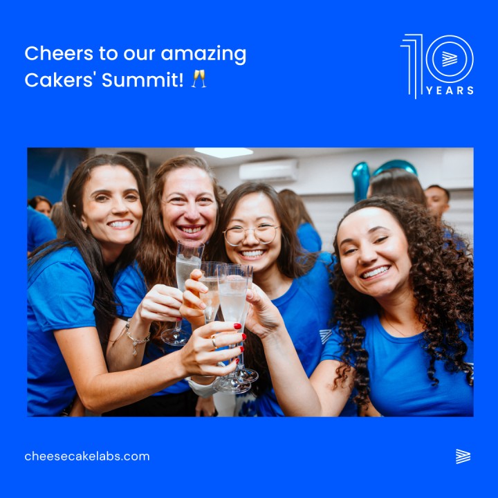 Cheesecake Labs on LinkedIn: #cheesecakelabs10years #wearethecakers Cheesecake Labs on LinkedIn: #cheesecakelabs10years #wearethecakers