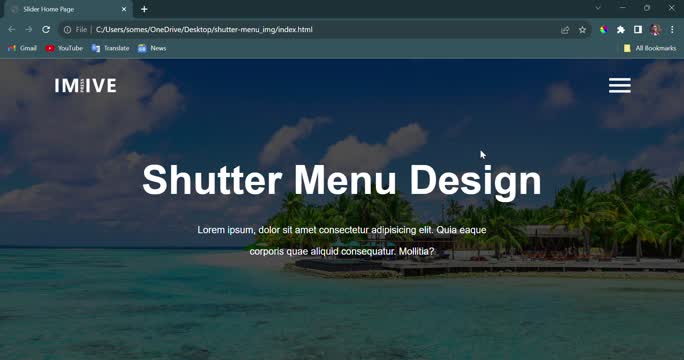 Somesh Kumar på LinkedIn: Shutter Menu Design HTML || CSS Somesh Kumar på LinkedIn: Shutter Menu Design HTML || CSS